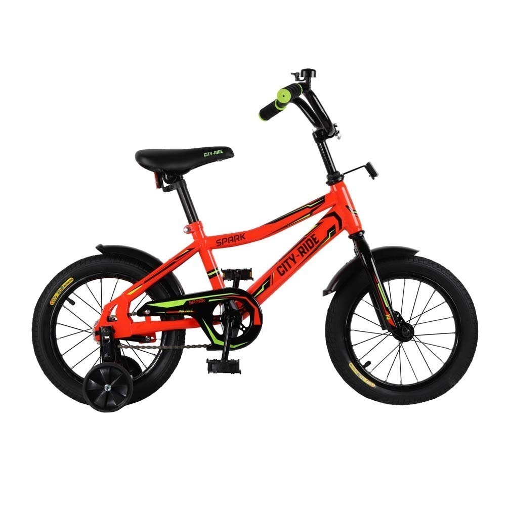 Велосипед детский City-Ride Spark двухколесный, стальная рама, стальные ...
