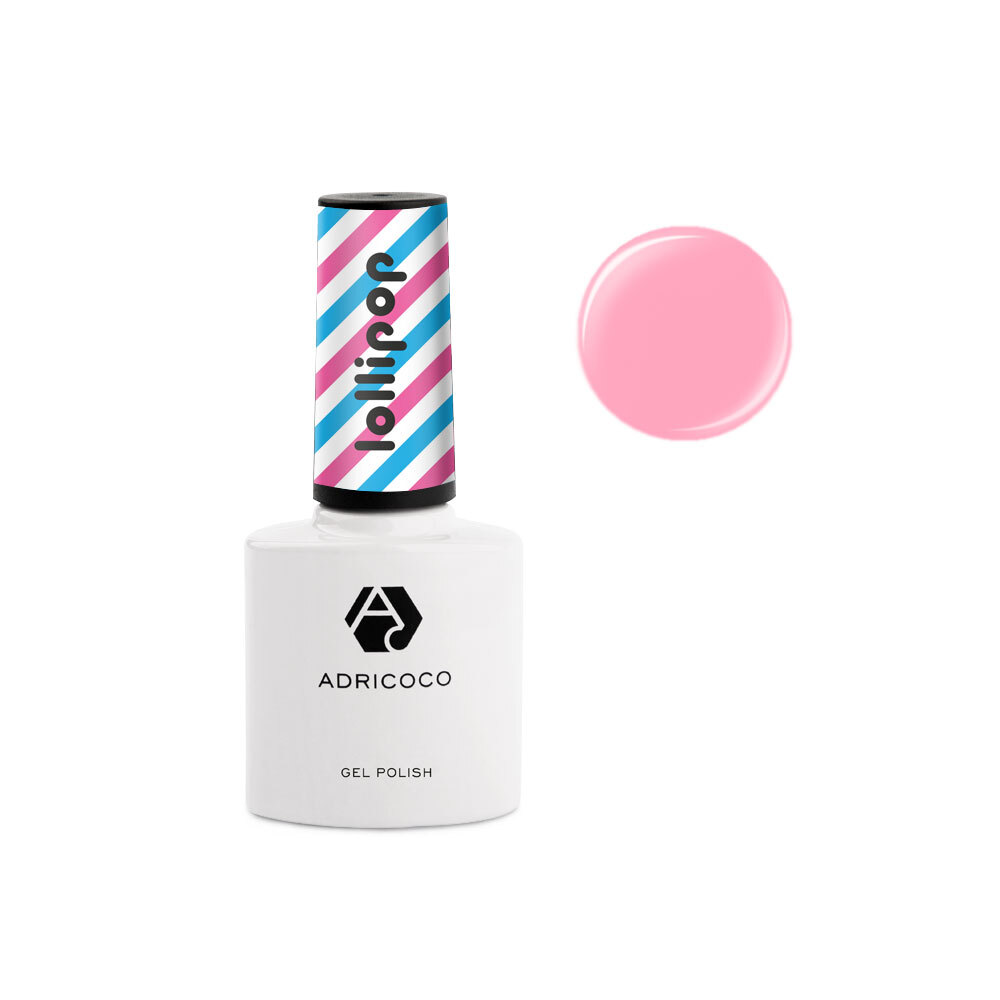 Гель-лак ADRICOCO Lollipop №06 - Сладкая вата (8 мл.) — купить в интернет-магазине OZON с ...