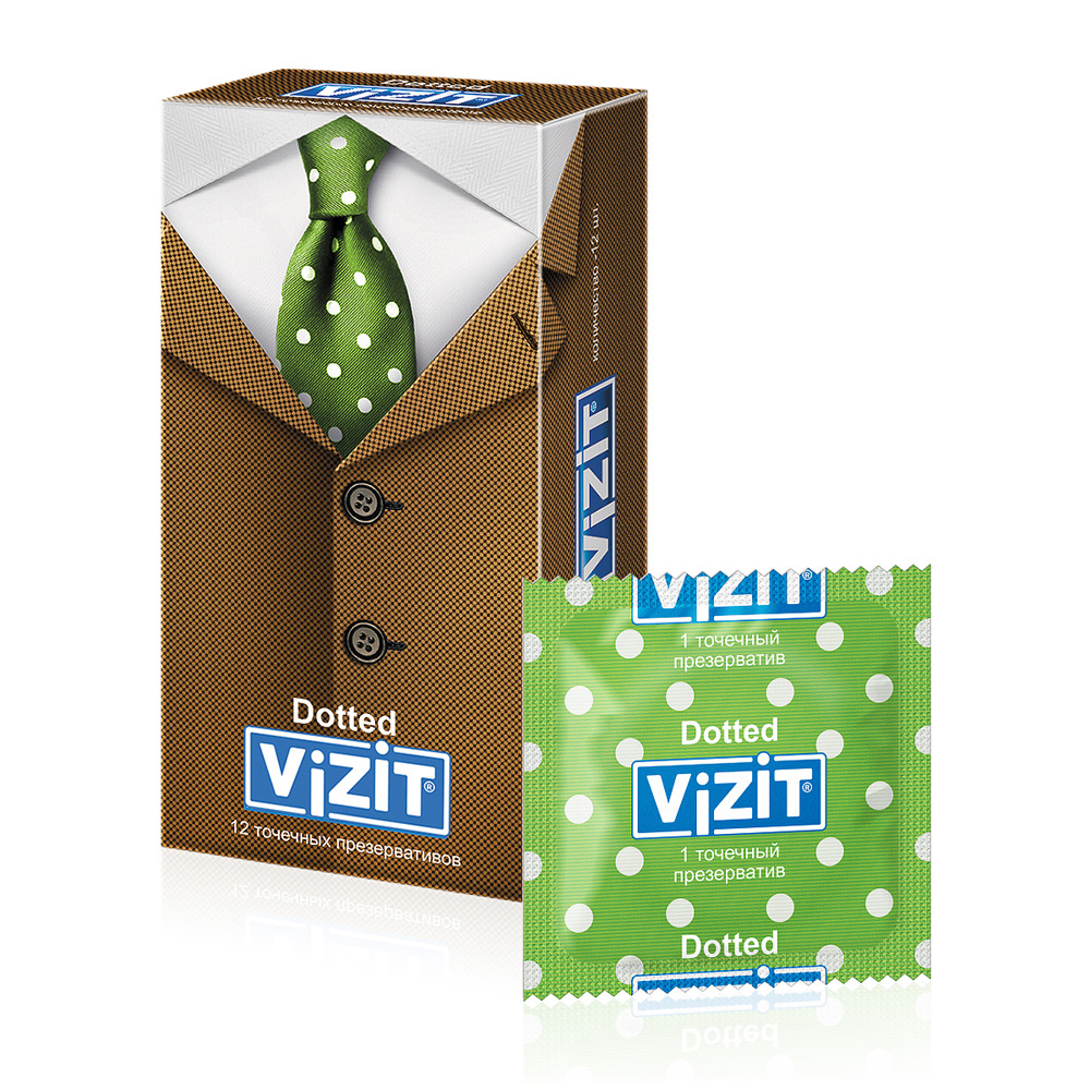 Презервативы Vizit dotted точечные 12 шт. — купить в интернет-магазине OZON с быстрой доставкой