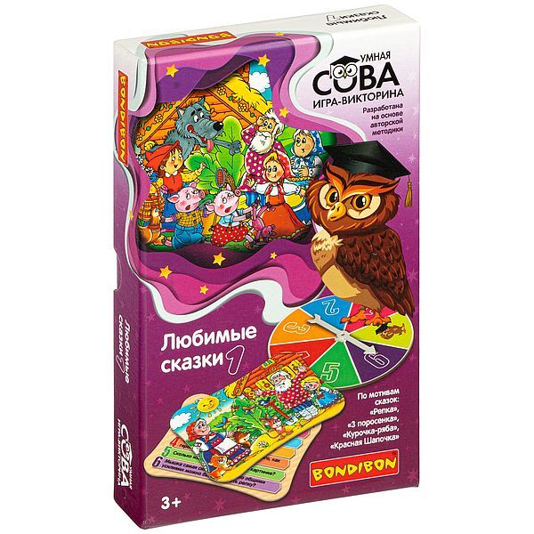 Игра-викторина Умная Сова "ЛЮБИМЫЕ СКАЗКИ 1" — купить в интернет ...