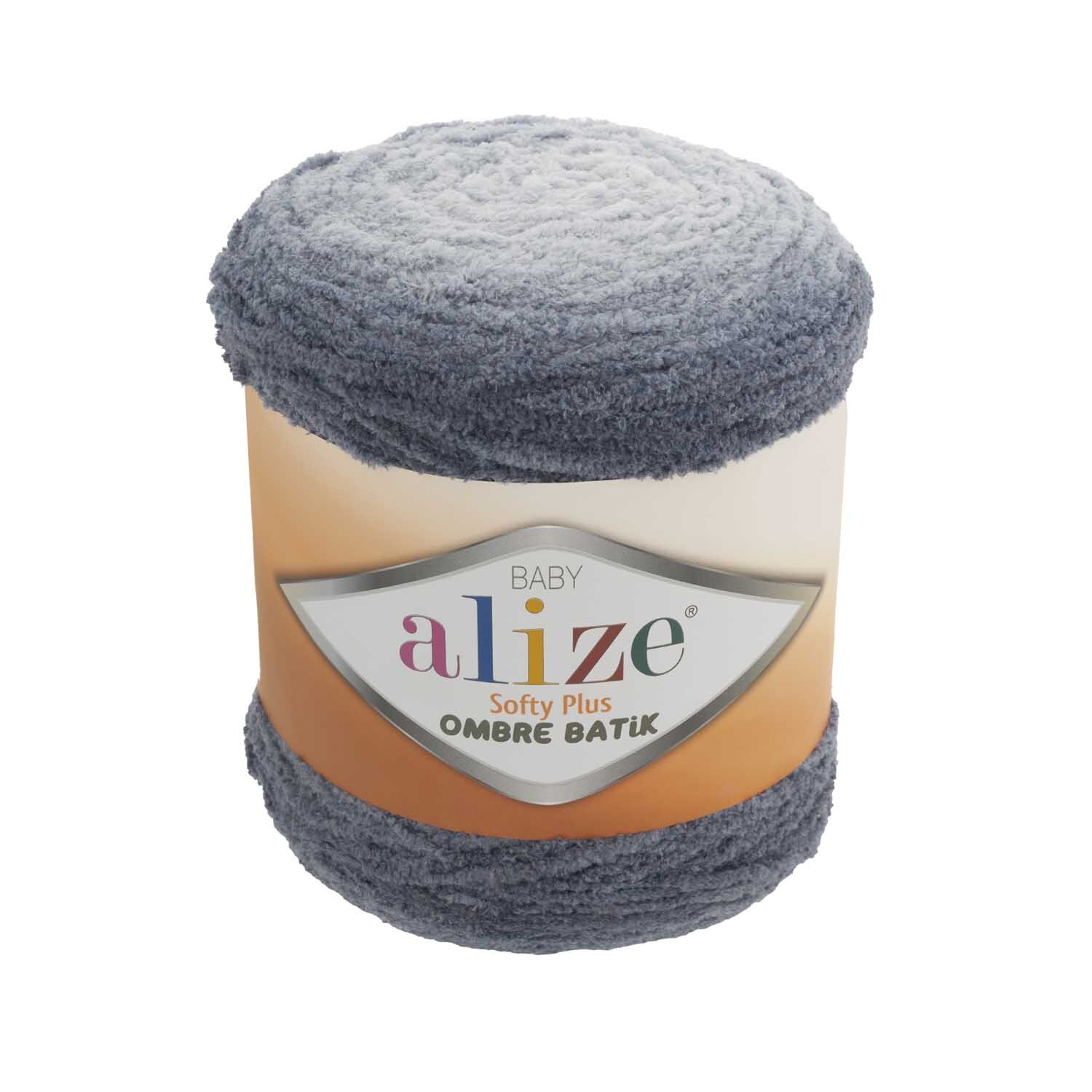 Пряжа Alize Softy Plus Ombre Batik (Ализе Софти Плюс Омбре Батик), 7288 ...