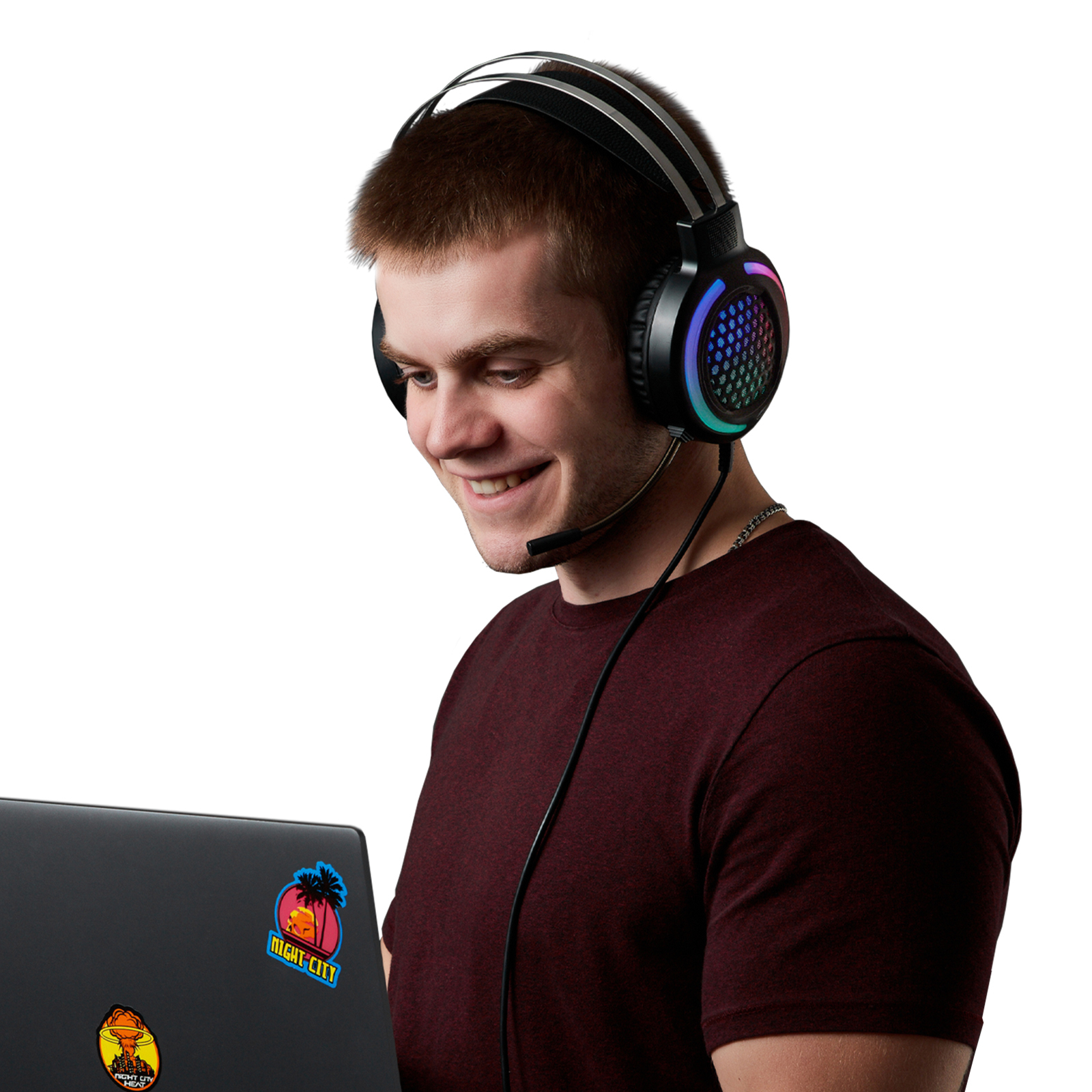 Характеристики Наушники игровые для компьютера, телефона, приставки, PC ...