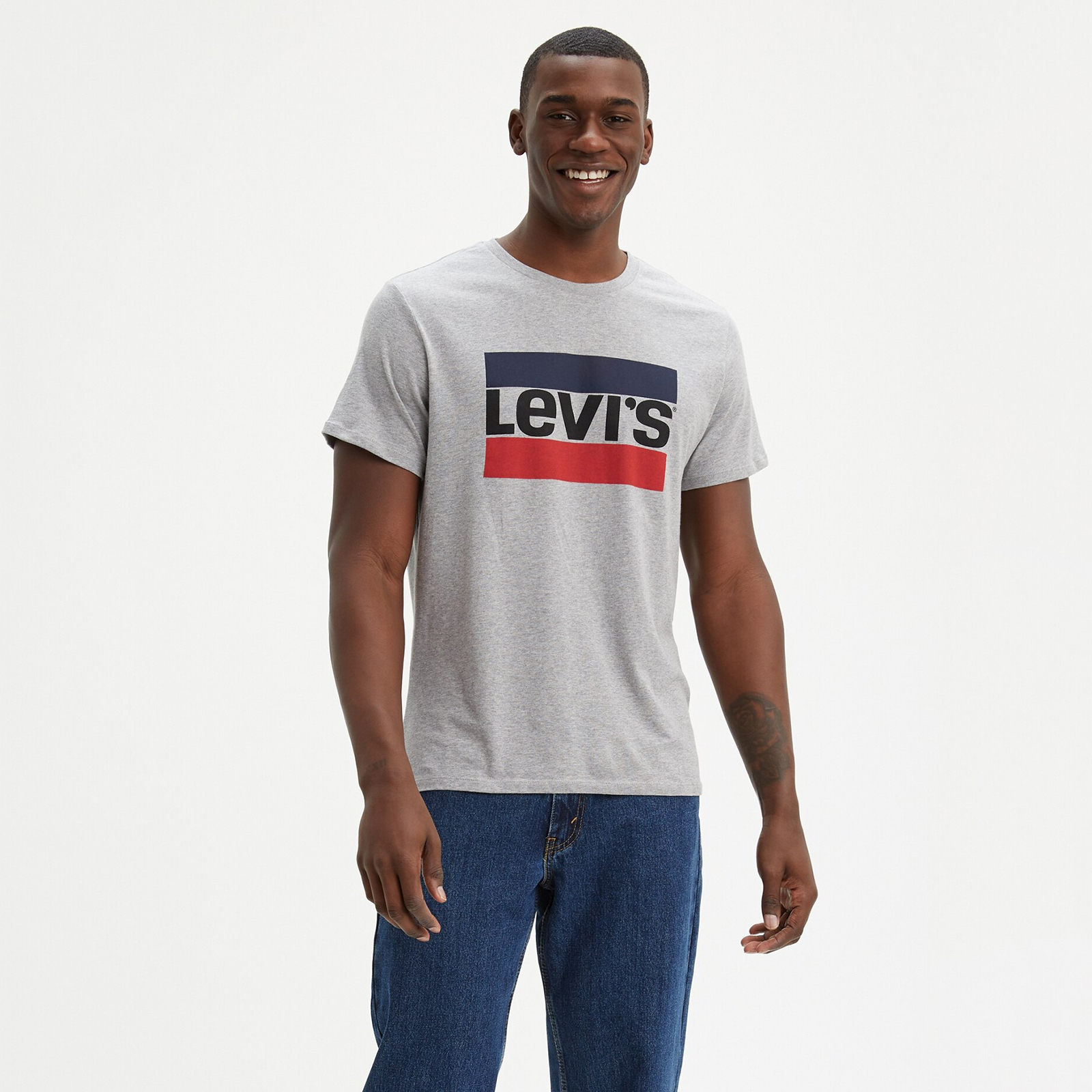 Футболка Levi's, размер 54, цвет серый, 100% ХЛОПОК; - купить по ...