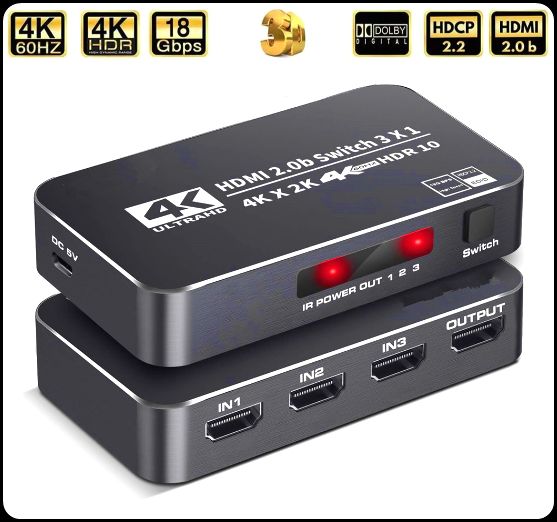 Сплиттер Hdmi 4K Hdr купить на OZON по низкой цене