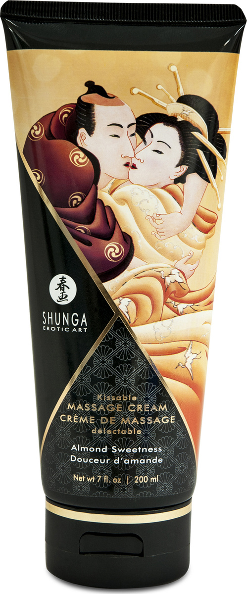 Массажный крем Shunga, съедобный, со вкусом миндаля, 200 мл — купить в ...