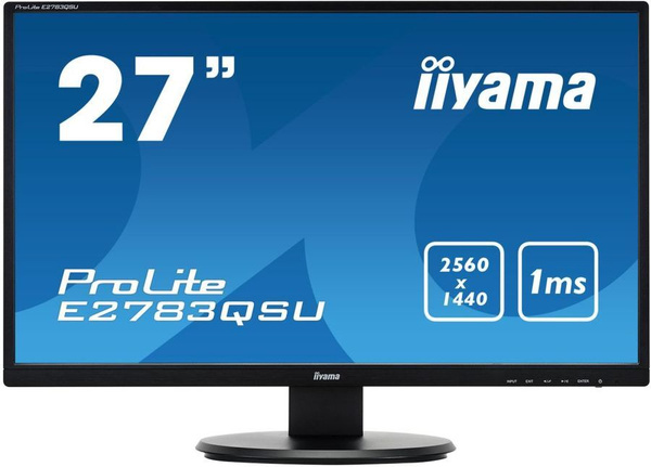 Монитор iiyama 27" ProLite E2783QSU-B1, черный 27" - купить по выгодной ...