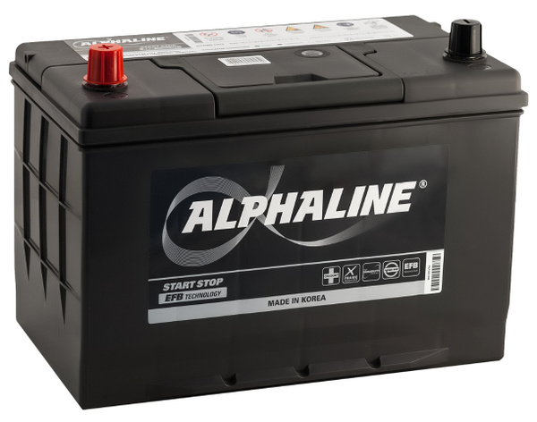 AlphaLINE Аккумулятор автомобильный, 80 А•ч, Прямая (+/-) полярность ...