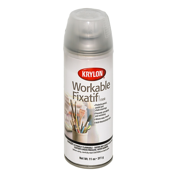 "Krylon" лак защитный Workable Fixatif 325 мл 311 г 1306 WORKABLE ...