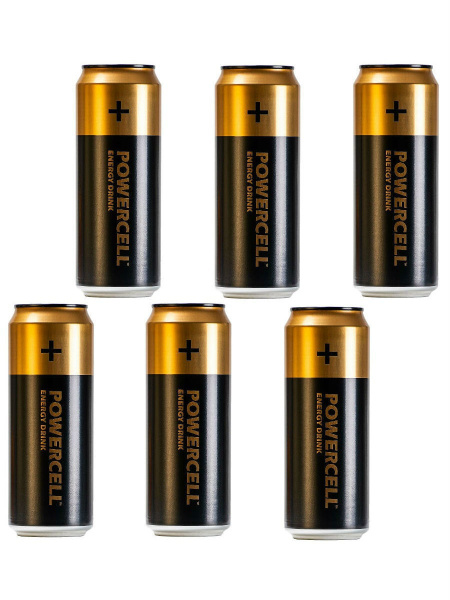 Энергетический напиток Powercell Original / Энергетик Монстр Пауэрселл (6шт* 450мл.) купить на ...