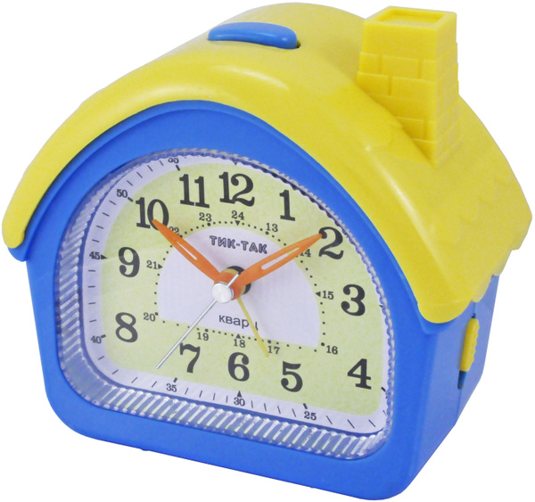Будильник Тик-Так Б-122 синий - купить в интернет-магазине OZON с ...