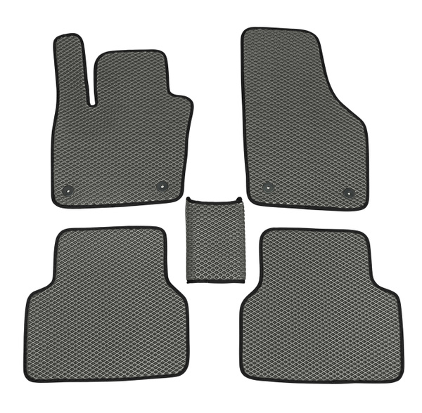 Коврики в салон автомобиля АвтоЕва AQ31, цвет темно-серый - купить по ...