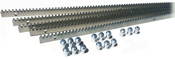 Alutech ROA8 рейка зубчатая 30х8 (в комплекте 5 шт) - купить с доставкой по выгодным ценам в ...