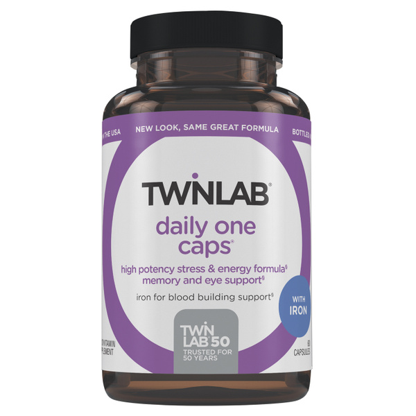 Витаминно-минеральный комплекс с железом Twinlab DAILY ONE with iron 60 ...