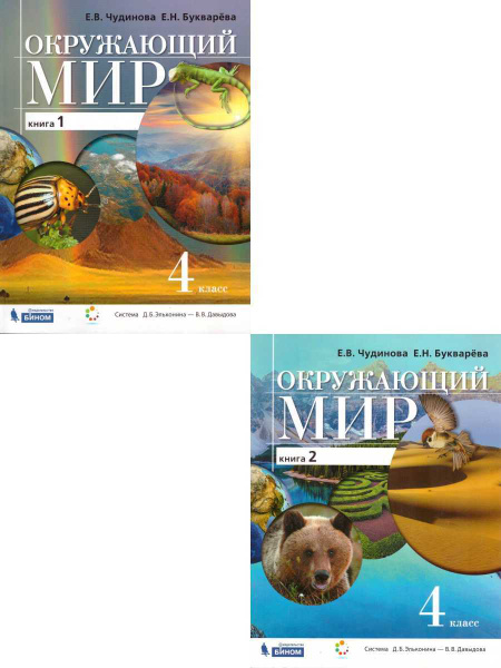 Окружающий мир 4 класс. Учебник. Комплект в 2-х частях. УМК "Окружающий ...