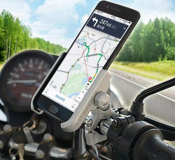 Держатель телефона MOTOWOLF на руль мотоцикла,Для телефонов до 7 ...