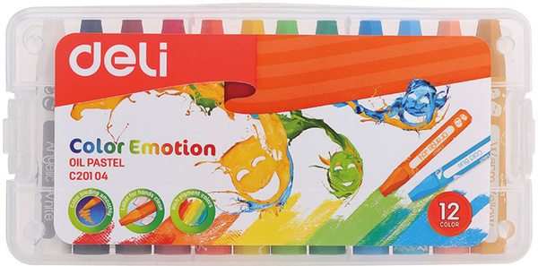 Масляная пастель Deli EC20104 Color Emotion шестигранные 12цв купить на ...