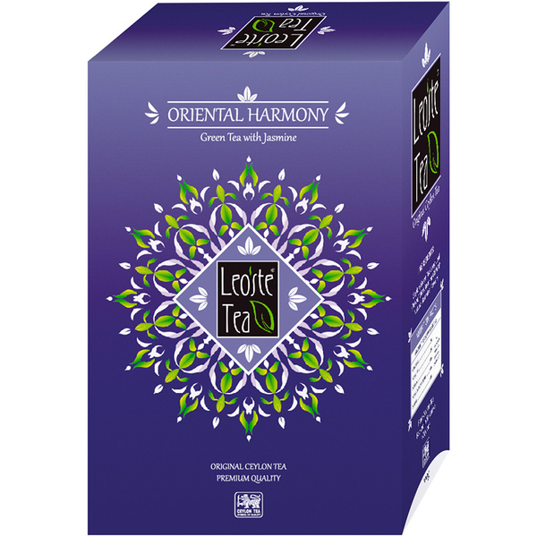 Восточная Гармония, цейлонский чай зеленый с цветками Жасмина, Leoste ...