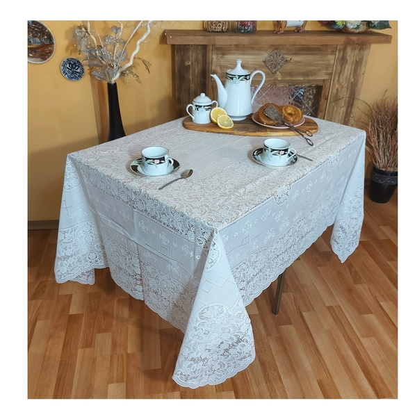 Скатерть виниловая прямоугольная Fine Lace JD974 137x180 cm - купить в ...