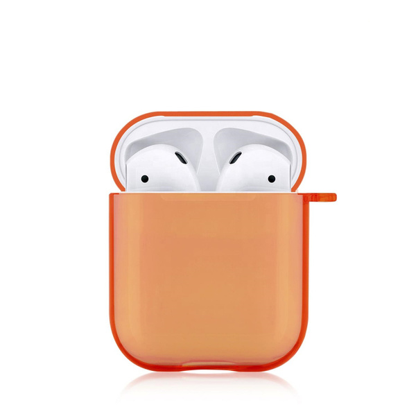 Прозрачный силиконовый чехол для беспроводных наушников Apple AirPods 2 ...