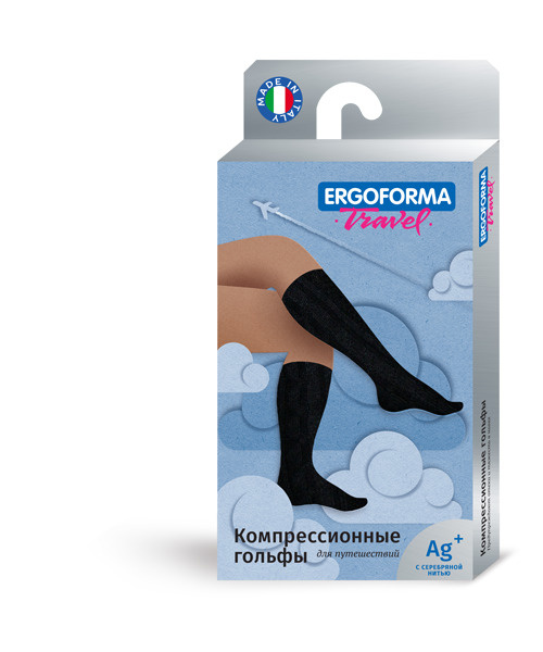 Гольфы компрессионные Ergoforma черный, 1 класс компрессии купить на ...