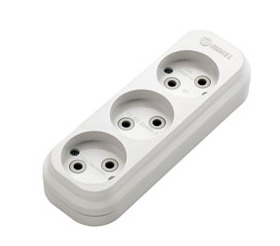 Колодка электрическая Makel MGP121 3 гнезда без заземления - купить по низким ценам в интернет ...