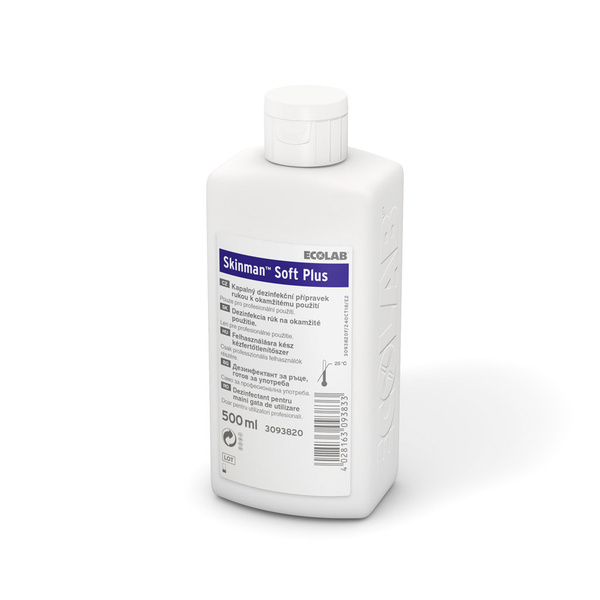 Ecolab Skinman Soft Plus 500 мл кожный антисептик для частого ...