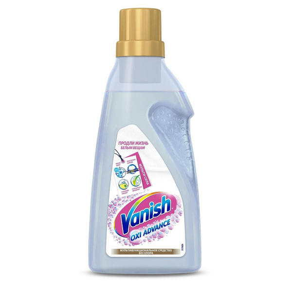 Пятновыводитель VANISH Oxi Advance Мультисила для белых тканей, гель, 750 мл купить на OZON по ...