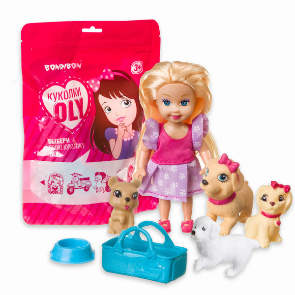 Набор игровой Bondibon куколка OLY с собачками - купить с доставкой по выгодным ценам в интернет ...