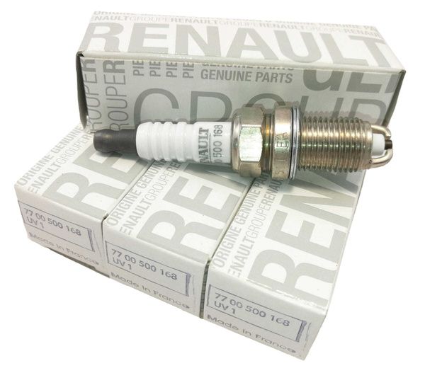 Renault Свеча зажигания арт. 7700500168, 4 шт. купить на OZON по низкой ...