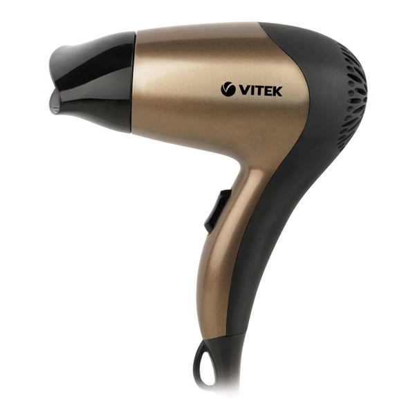 Фен для волос VITEK VT-2270 BN, черный, коричневый - купить по выгодным ...