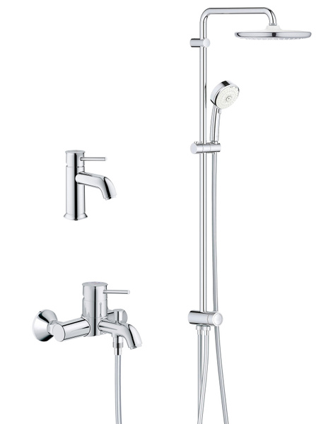 Смеситель GROHE 124404N_С изливом ABS пластик, Латунь - купить по ...