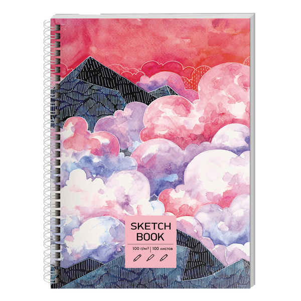 Скетчбук LISTOFF SKETСHBOOK. Акварельный пейзаж А5 100листов, плотность ...