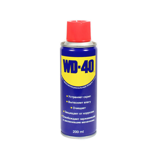 Смазка проникающая WD-40 200 мл - купить в интернет-магазине OZON по выгодной цене (1415622590)