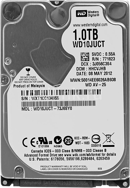 1 ТБ Внутренний жесткий диск Western Digital AV-25 (WD10JUCT) - купить ...