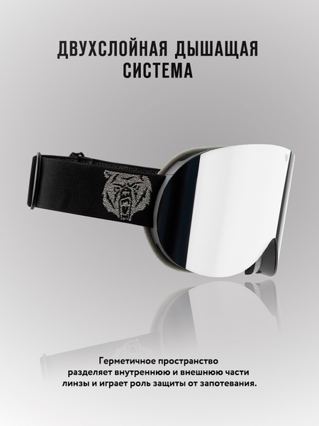 Маска горнолыжная TERROR - RADIAL Silver - купить с доставкой по ...