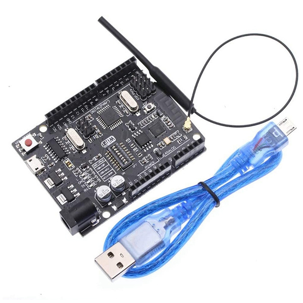 Для UNO R3 WiFi ATmega328P для Arduino USB кабель 2 4G WiFi антенна ...