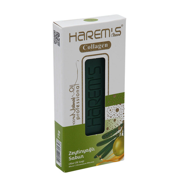 Harem's/ НАБОР: Мыло ОЛИВКОВОЕ - 75 гр. + ПОДАРОК (Варежка КЕСЕ ...