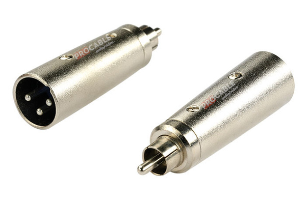 Переходник XLR (CANON) штекер RCA штекер - купить с доставкой по ...