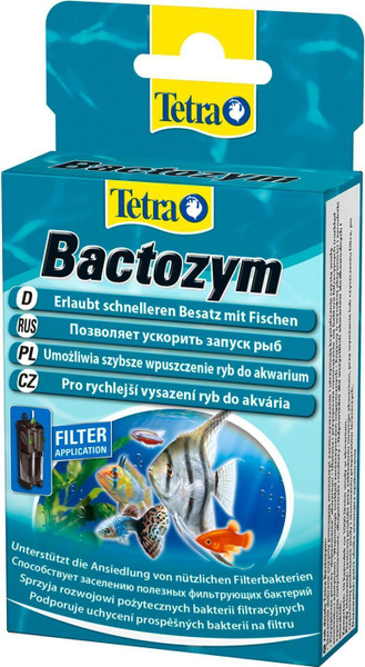 Tetra Bactozym средство для биологического запуска аквариума 10 ...