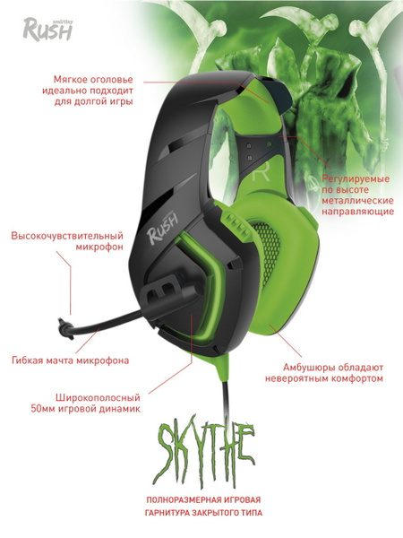 Наушники Полноразмерные SmartBuy RUSH SKYTHE - купить по доступным ...