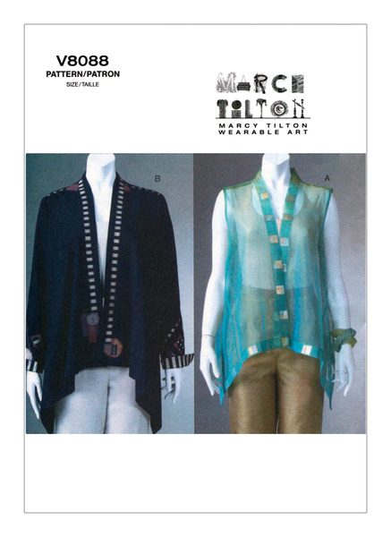 Выкройка VOGUE №8088 Жилет, жакет - купить с доставкой по выгодным ...