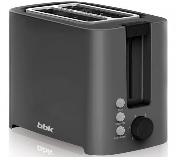 Тостер BBK TR81M, темно-серый купить по выгодной цене в интернет ...