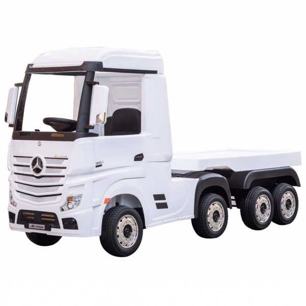 Детский электромобиль фура Mercedes-Benz Actros 4WD 12V с прицепом ...