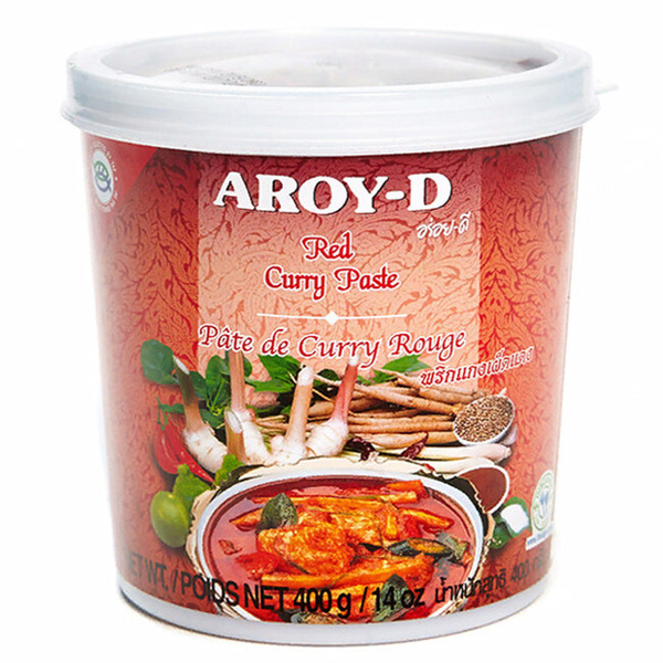 Паста карри красная Aroy-D, 400 г - купить с доставкой по выгодным ...