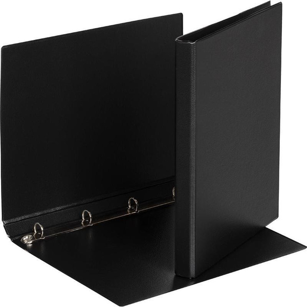 Папка на 4-х кольцах Bantex (Attache Selection) A4 25 мм черная (до 110 листов) - купить с ...