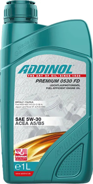 Масло моторное ADDINOL 5W-30 - купить в интернет-магазине OZON (548816742)