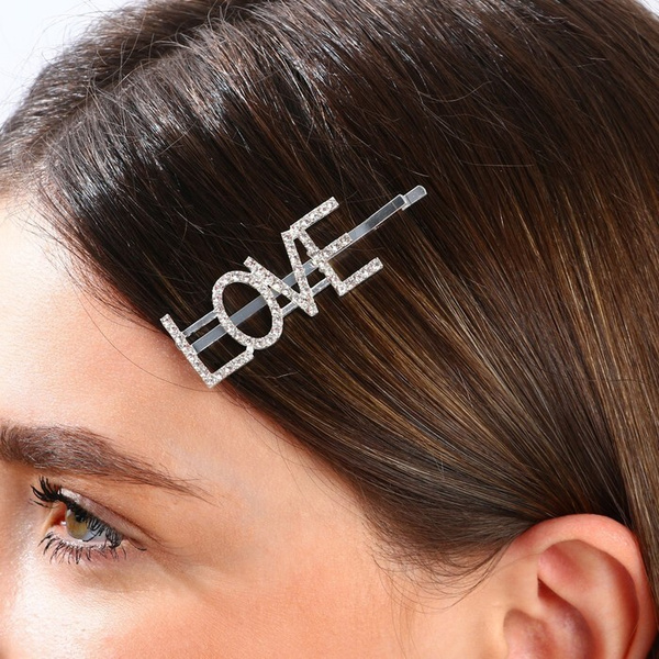 Заколка для волос со стразами "Прекрасной тебе" - купить с доставкой по ...