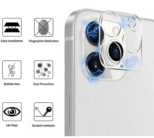Защитное стекло на камеру iPhone 14 Pro Max / для Айфон 14 Про Макс ...
