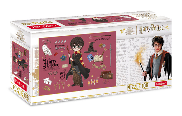 Пазлы Hatber 108 элементов А4ф 300х210мм -Гарри Поттер- - купить с доставкой по выгодным ценам в ...