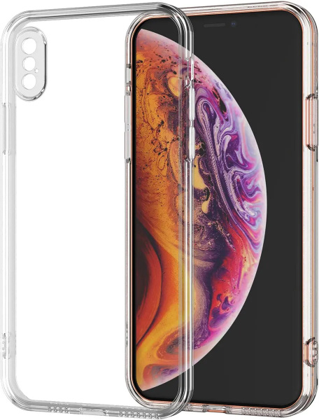 Ультратонкий силиконовый чехол c защитой камеры для Apple iPhone X / XS ...